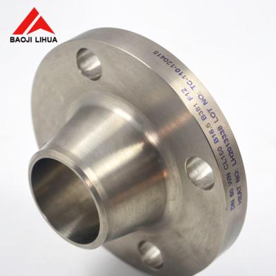 China DN 50 WNRF Titanium Flange Weld Neck Flange for Chemical Industry with -60℃~250℃ Temperature Range and Forged Construction for sale