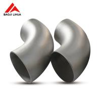 China Titanium 45 Degree Elbow 90 Deg Gr1 Gr2 Bending Titanium Rod For Pipe Connection for sale