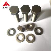 China Grade 2 Titanium Cap Screw , 3/8