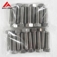 China Corrosion Resistant DIN933 DIN934 Titanium Hex Bolt and Nut for sale