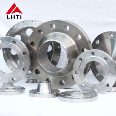 China High Yelled Strength Flange ANSI B16.5 Gr7 Gr12 Titanium Wn Rf Flange for sale