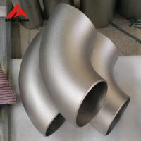 China ASTM B16.9 Titanium Pipe Fittings Sch160 180 Degree Pipe Elbow for sale