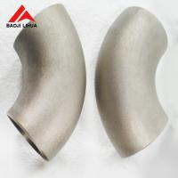 China Gr2 titanium mandrel bends 90 degree titanium elbow for exhaust titanium pipe elbow fittings for sale