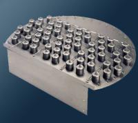 China Titanium Nickel Zirconium Tower Internals Bubble Cap Column For Distillation for sale