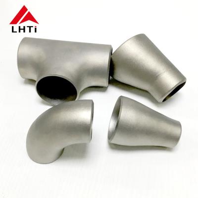 China Gr2 titanium mandrel bends 90 degree titanium elbow for exhaust titanium pipe elbow fittings for sale