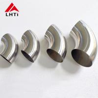 China DIN 2605 Seamless Titanium Elbow 45 Degree Welded Tube Fittings for sale
