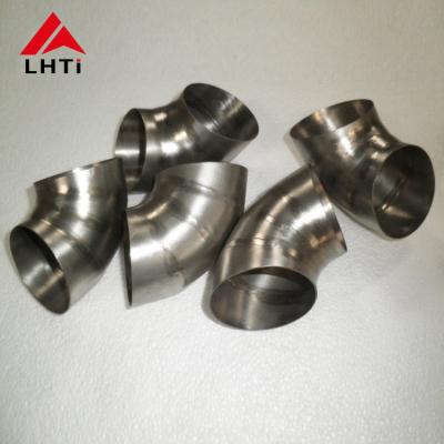China 90 Degree Welded Titanium Elbow Seamless For Pipe Fitting Connetion for sale