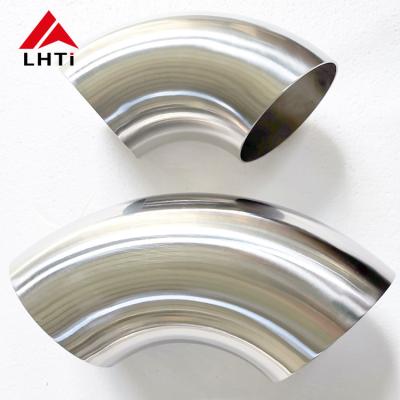 China Thin Wall Titanium Elbow For Exhaust Parts 45 Degree 1.2mm for sale