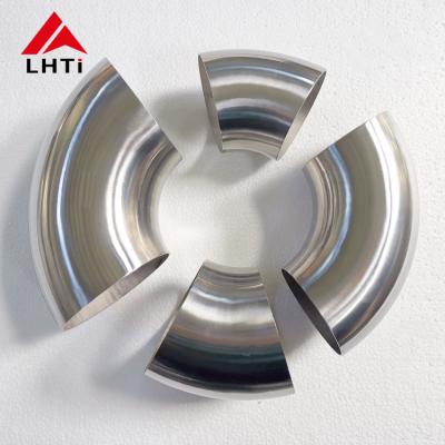 China 90 Degree Push Titanium Elbow Gr2 Pipe Fitting Bend for sale