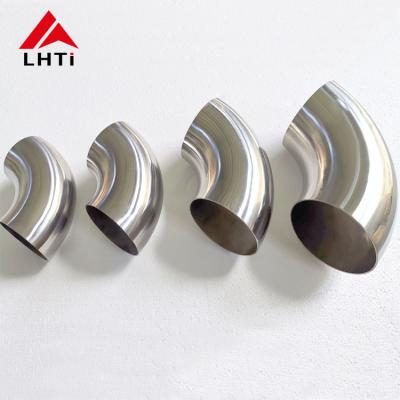 China titanium bend/ elbow price Gr2/TA1 exhaust Titanium bends 45 Degree 90 Degree 180 Degree Titanium Elbow for sale