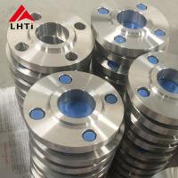 China Forged Weld Neck Slip On Flange Gr2 Titanium Pipe ASTM B381 for sale