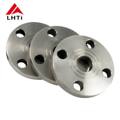 China Polished Titanium Weld Neck Flange ASME B16.5 For Oil Gas industry for sale