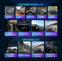 China Car Motion Racing Simulator Cockpit F1 Hydraulic Seat VR AR MR Equipment Sim Car Driving for sale
