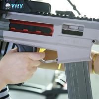 China YHY Coin Operated Virtual Reality Shooting Arcade Game Machine 9d Vr Shoot Games Gun Battle VR Shooting Simulator for sale