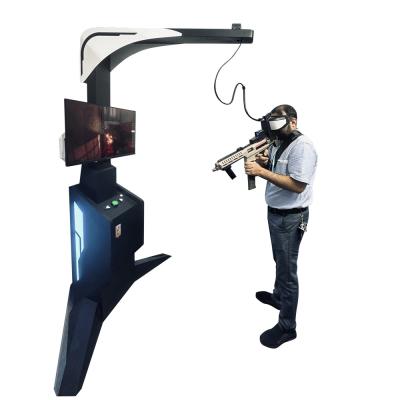 China Arcade Shooter Vr Shooting Games 9D VR Simulator Gun 20 Interactive Games for sale