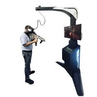 China Virtual Reality Gun Battle Games Standing Walker 9D VR Arcade Game for sale