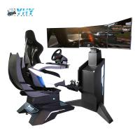 China 4D VR Racing Simulator 3 Dof Motion 1 Player All Aluminum Alloy Steering Wheel for sale