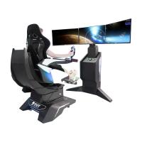 China Steel VR Flying Simulator 9D Virtual Reality Flight Simulator For Airport for sale