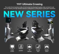 China Black 9D Vr Car Racing Simulator Video Virtual Reality Motion Cinema Equipment 1 Passenger for sale