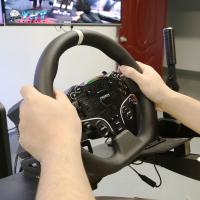 China Game All Aluminum Alloy Steering Wheel 3 Screens VR Racing Simulator Shopping Mall for sale