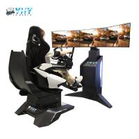 China Game All Aluminum Alloy Steering Wheel 3 Screens VR Racing Simulator Shopping Mall for sale
