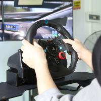 China Realistic Vr Driving Simulator Kids School Adult Steering Wheel Gaming Chair   1100W for sale