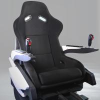 China Virtual Reality Driving Games 1 Passenger 360 Degree Chair Vr 360 Flight Simulator for sale