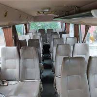 China 27 Seats JMC Used Mini Coach  LHD Used Shuttle Buses With Diesel Fuel for sale