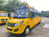 China Diesel Euro 4 Retired School Bus Dongfeng 56 Seats Yellow School Bus for sale