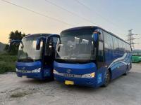 China Haige 49 Seats Used Coach Bus Diesel Euro 4 Used Left Hand Drive Buses for sale
