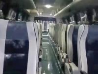 China Haige 49 Seats Used Coach Bus Diesel Euro 4 Used Left Hand Drive Buses for sale