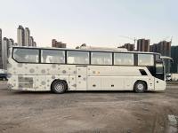 China White Large Used Passenger Bus 47 Seats Pre Owned Bus with Manual Transmission Type for sale