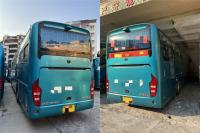 China Manual Transmission Pre Owned Coaches 47 Seats Euro 4 LHD Second Hand Tourist Bus for sale