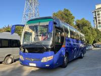 China Blue Used Bus 51 Seats Euro 4 Emission Standard for sale