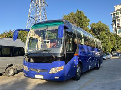 China Blue Used Bus 51 Seats Euro 4 Emission Standard for sale