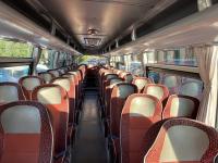 China Blue Used Bus 51 Seats Euro 4 Emission Standard for sale