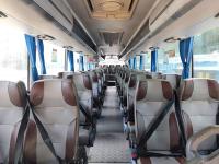 China Manual Transmission Used Luxury Bus 100km/H Max Speed Diesel Fuel Servo 49 Seats for sale