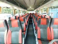 China Golden Dragon Used Tour Bus 34 Seats Diesel Fuel Euro 4 Emission Standard for sale