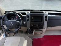 China Manual Second Hand Mini Buses , Benz 17 seats Used Passenger Van for sale