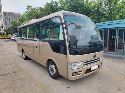 China Used Mini Coach 19 Seater Diesel Fuel With Manual Transmission for sale