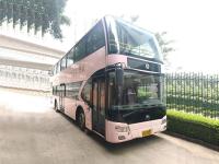 China Yucai Diesel Used Passenger Bus 72 Seats Manual Second Hand Double Decker Bus for sale