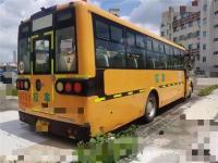 China Yellow Dongfeng Pre Owned School Buses With Air Conditioning for sale