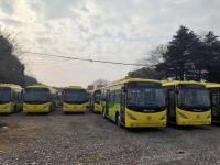 China Electric used City Bus new shuchi new energy 62/31seats LHD city bus public transport china bus for sale