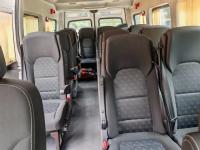 China White 17 Seats Used MAUXS Van 6 Meters For Transportation for sale