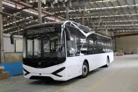 China 30 Seats EV City Bus Zonson 12m LHD Bus for 2 Passenger Doors Mileage for sale