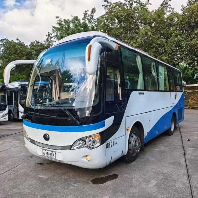 China 28 Seat Second-Hand Bus with Yuchai 200HP Engine and Top Speed of 100km/h for sale