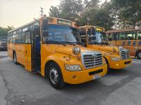 China 56 Seats Diesel Engine LHD KLQ6106XQE4 Used School Bus Made in with YC6J200-42 Engine for sale