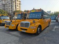 China 56 Seats Diesel Engine LHD KLQ6106XQE4 Used School Bus Made in with YC6J200-42 Engine for sale