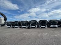 China Electric Engine Type Used Commercial Buses with 19 1 Seating Capacity and LHD Steering Position for sale