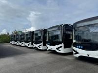China 12m Electric Zonson 31 Seats LHD City Bus with 2 Passenger Doors and 30 Seats for sale